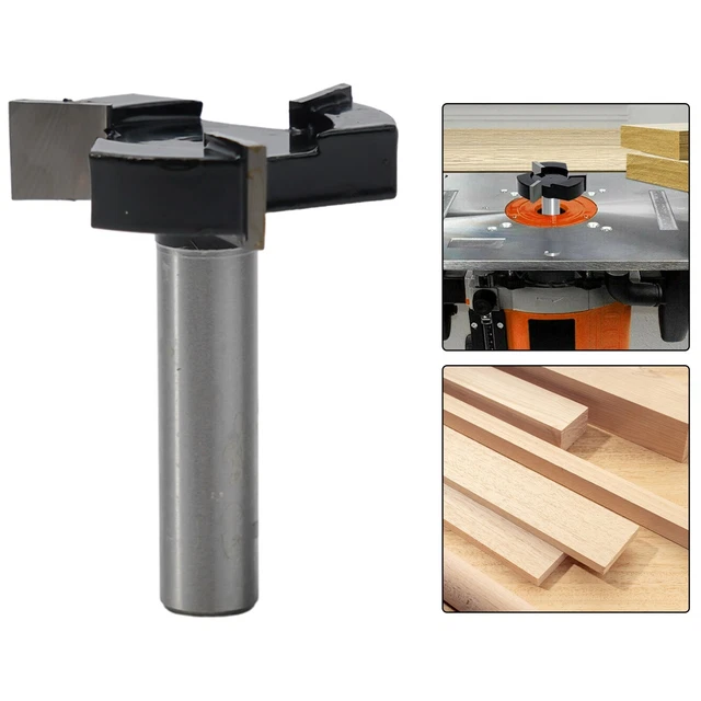 HEAVY DUTY MILLING Cutter CNC Spoilboard Surfacing Router Bit with 12 ...