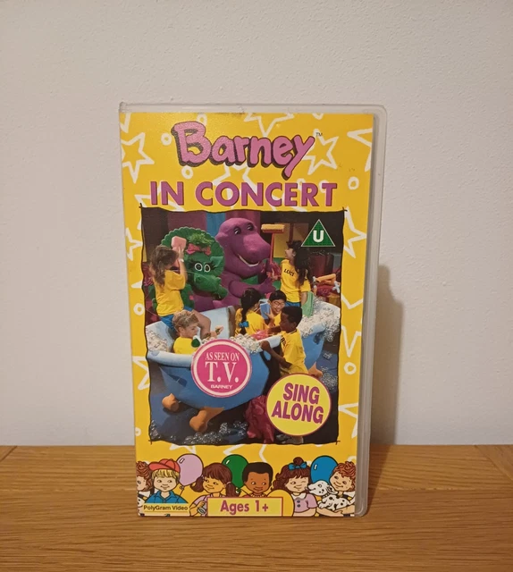 BARNEY IN CONCERT (1991) Vhs Video Tested £17.99 - PicClick UK