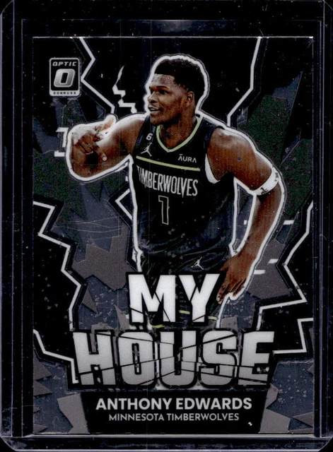 2022-23 DONRUSS OPTIQUE Anthony Edwards My House #19 Minnesota ...
