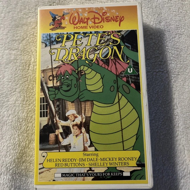 PETE'S DRAGON (1977) First Original Disney VHS Home Video Small Box ...