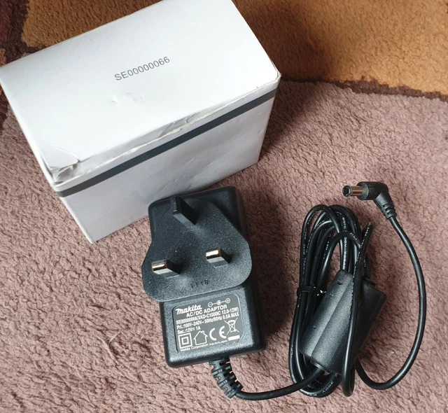 MAKITA GENUINE 12V Job Site Radio Adaptor Plug DAB BMR101 BMR104 DMR109 ...