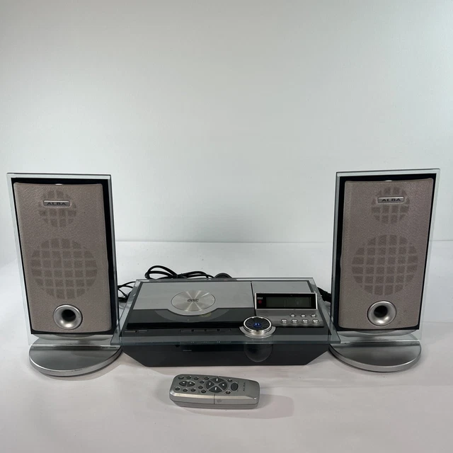 ALBA CD PLAYER FM Radio Micro Stereo System VCD401 With Remote. See ...