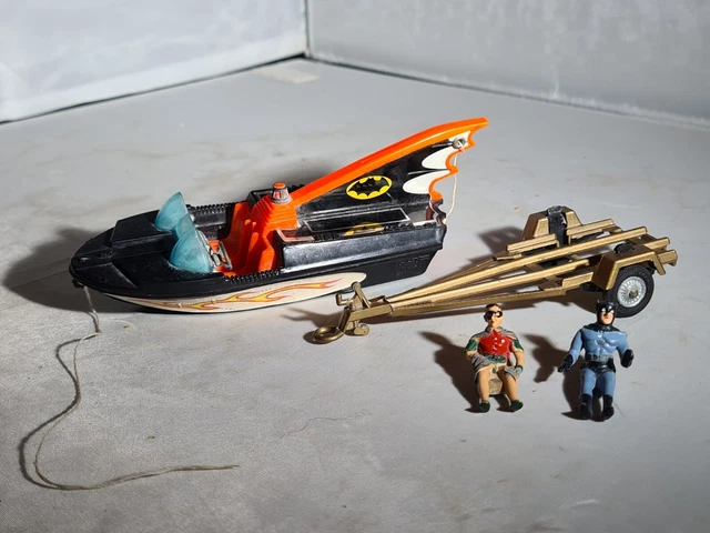 VINTAGE 1966 CORGI toys 107 Batman & Robin Batboat Toy Model + Original ...