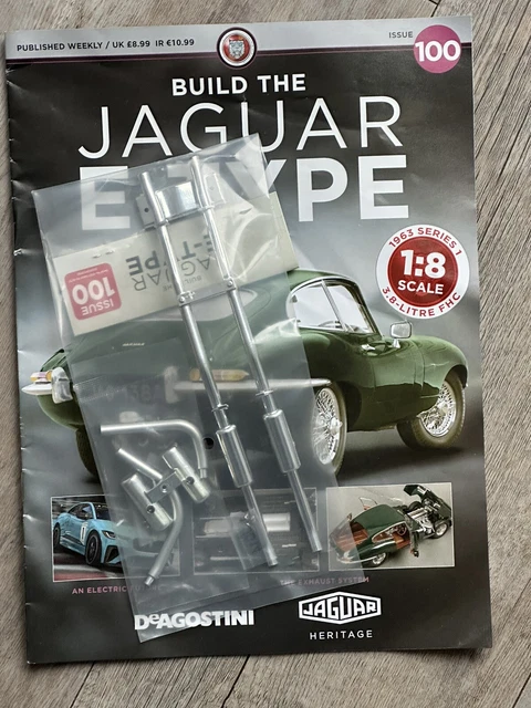1/8 DEAGOSTINI BUILD Your Own The Jaguar E-Type Car Issue #100 £49.99 ...