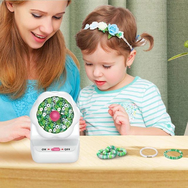 CLAY BEAD MAKING Equipment Threading Machine Electric Spinner Jewelry ...