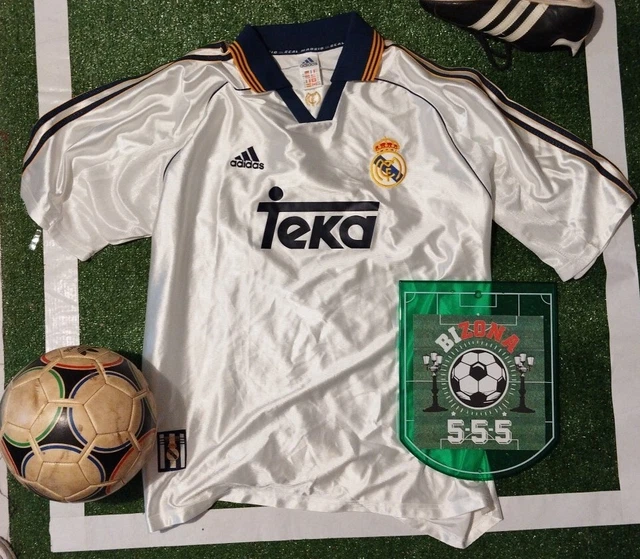 REAL MADRID 1998-1999 Raul Football SHIRT Adidas Camiseta JERSEY VINTAGE Trikot EUR 120,00 ...