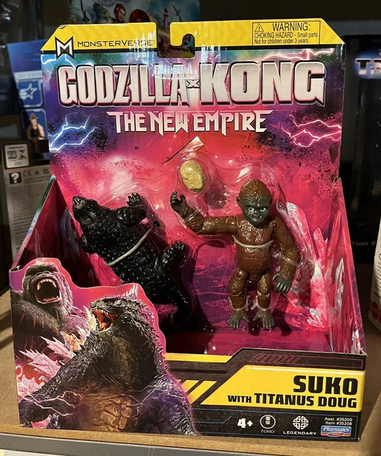 2024 PLAYMATES GODZILLA x Kong The New Empire SUKO WITH TITANUS DOUG ...