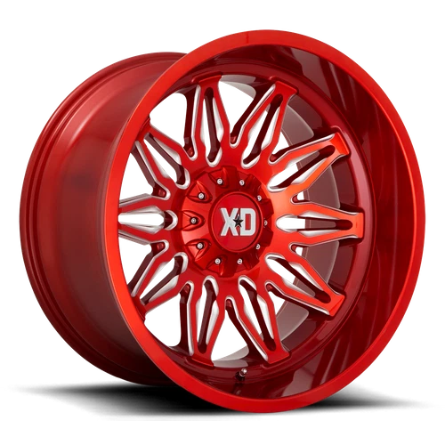 20 INCH RED Wheels Rims Lifted Ford F150 Truck 6x135 Lug XD Series ...