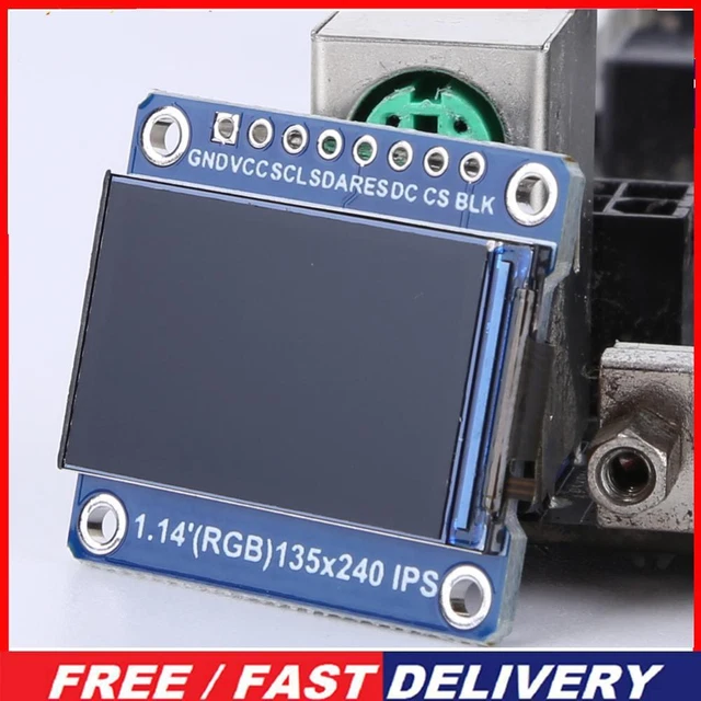 1.14 INCH TFT Display Module 3.3V ST7789 LCD Screen Display Module for Arduino $14.62 - PicClick AU