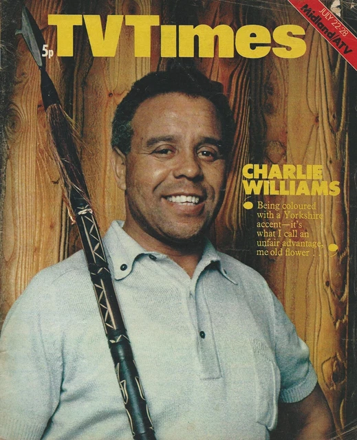 TV TIMES 22-28 July 1972 (Charlie Williams/Brenda Bruce/Googie Withers ...