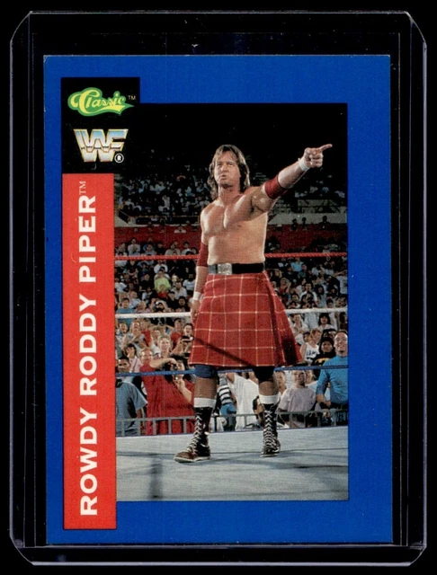 1991 Classic Wwf Superstars Rowdy Roddy Piper 98 Eur 336 Picclick Fr