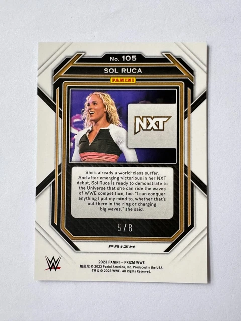 SOL RUCA 2023 Panini Prizm Wwe Lucky Envelope Rc Rookie Checker Prizm ...