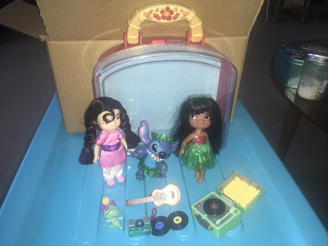 FROZEN DISNEY ANIMATORS' Collection LILO Stitch Plus MULAN Mini Dolls ...