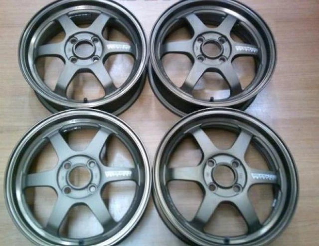 JDM RAYS VOLK RACING TE37 KCR Wheels Rims 4Set 15inch 5J +45 PCD 100 ...