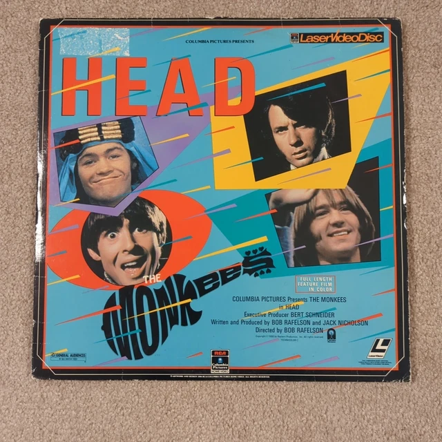 HEAD: THE MONKEES. Laserdisc. 1986 US CLV LD. Frank Zappa As The Critic ...
