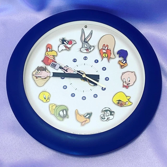 VINTAGE 1999 WARNER Bros Looney Tunes Talking Clock by Westclox (Tested ...