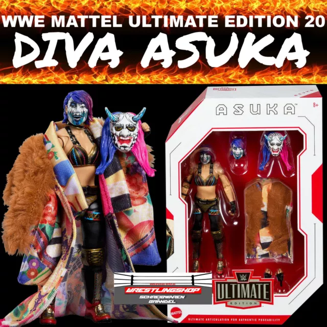 WWE MATTEL ULTIMATE Edition Serie 20 Asuka Diva Figur Basic Elite ...