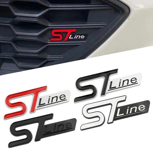ST LINE FORD Red 3D Grill / Boot Sticker Badge (Focus Fiesta Mondeo) £ ...