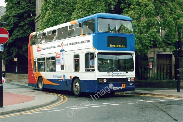 PHOTO BUS 6X4 Stagecoach Leyland Titan REG: KYV 334X Route 41 Preston ...