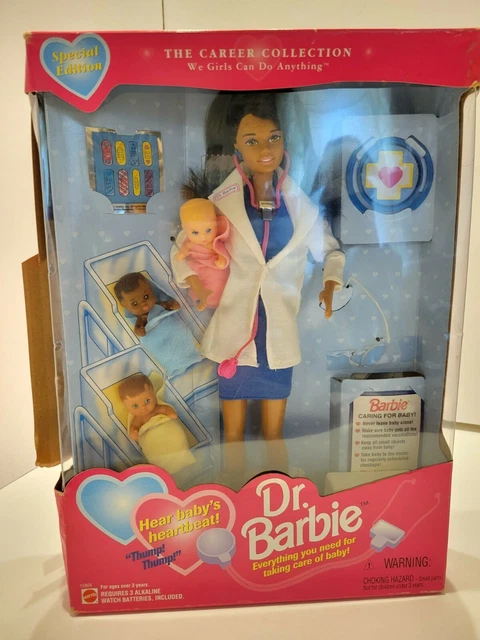 BARBIE-THE CAREER COLLECTION-DR. Barbie-African American-Model #15804 £ ...