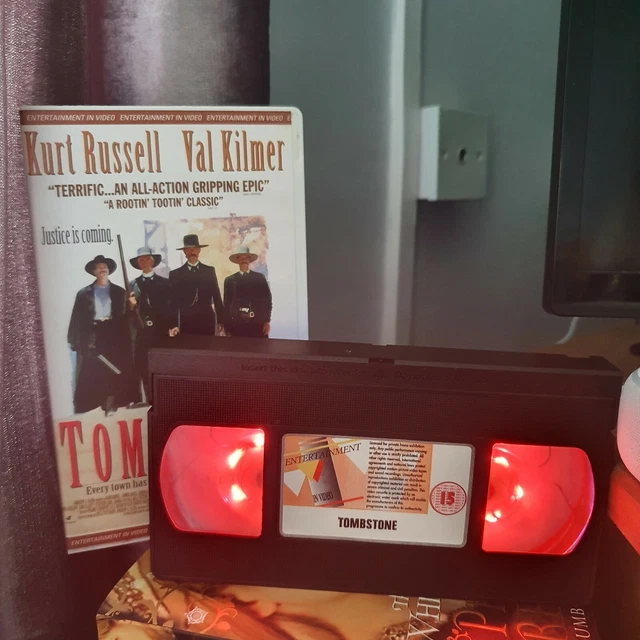 TOMBSTONE LED VHS Video Tape Lamp Gift for Her Him Present Retro ...