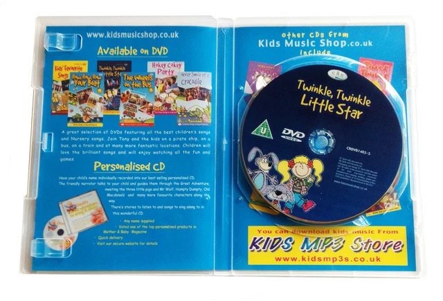 TWINKLE TWINKLE LITTLE Star DVD Childrens, Kids, Nursery Rhymes, Songs, *NEW* £4.99 - PicClick UK