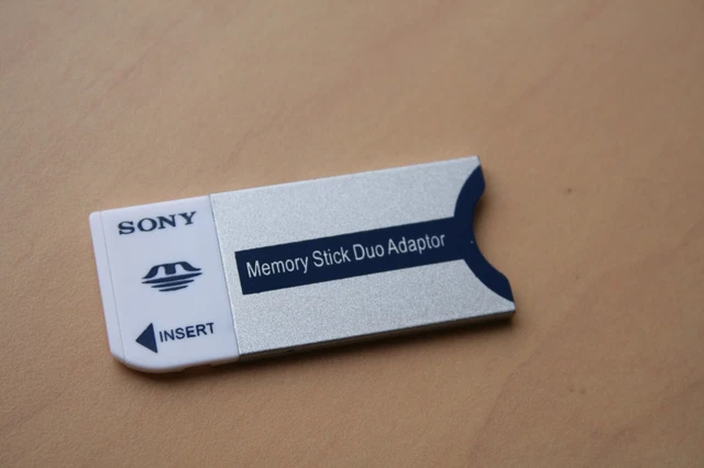 SONY MEMORY STICK A Sony Memory Stick Pro Adattatore Scheda Duo EUR 12 ...