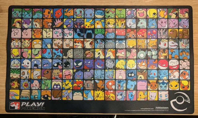 POKEMON 1-151 PROFESSOR Judge Exclusive playmat Card TCG booster ...