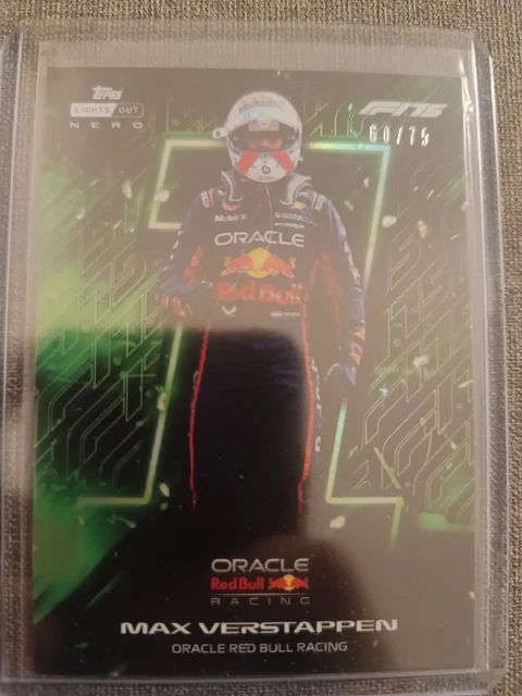 TOPPS F1 FORMULA 1 Lights Out 2025, Max Verstappen Records, Green ...