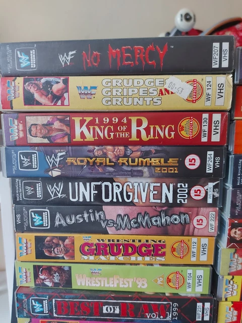 28 WWF/WCW WRESTLING VHS Video Tapes..MOULD ISSUE EUR 14,60 - PicClick IT