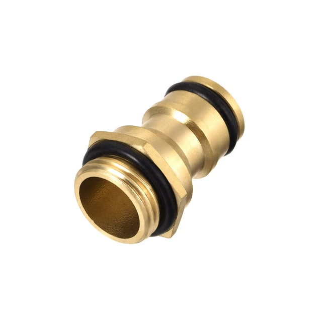 BRASS FAUCET TAP Quick Connector M18 Male Thread Hose Pipe Adapter ...