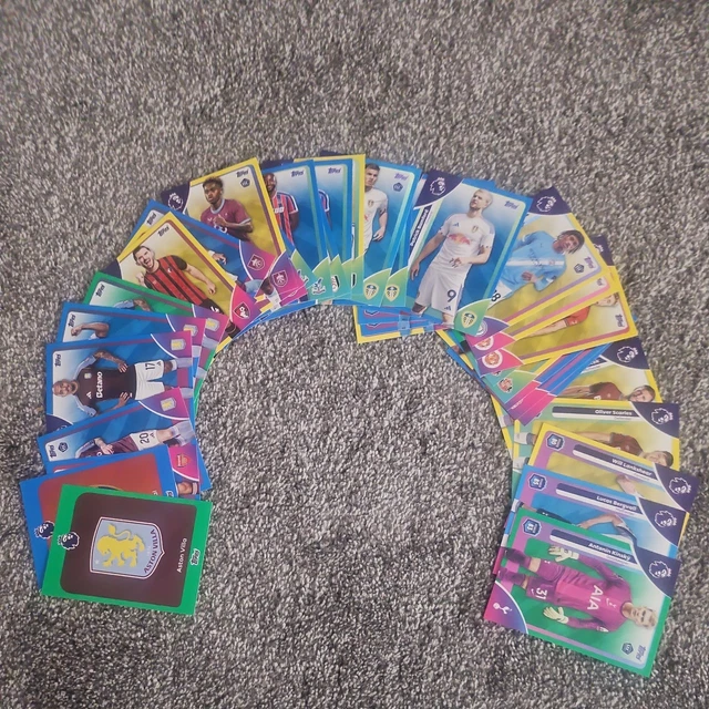 TOPPS PL 2025/2026 Parallel Bundle Blue, Green, Yellow 40 Cards NO ...