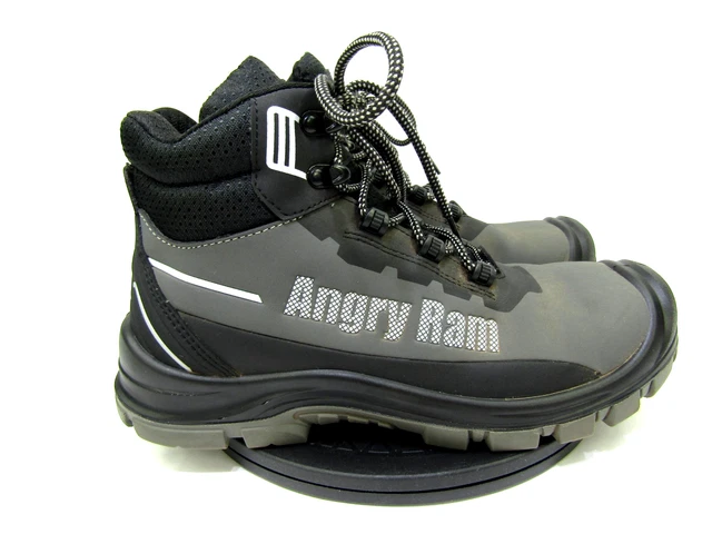 ANGRY RAM STEEL Toe Boots Mens Size EU 41 US 8 Lace Up Workwear £35.56 ...