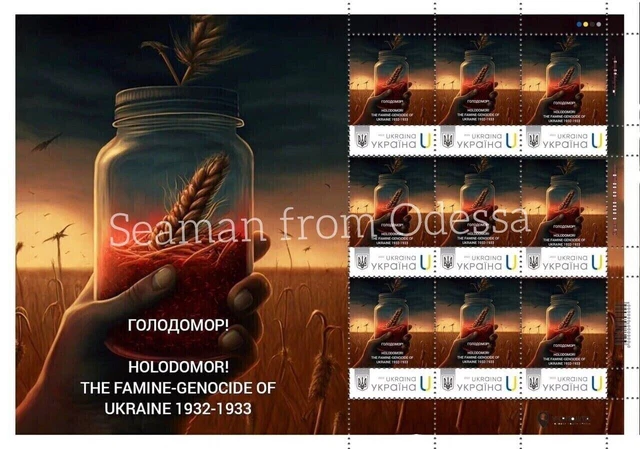 RARE LIMITED STAMPS War in Ukraine 2025 "Holodomor in Ukraine"! £16.22 ...