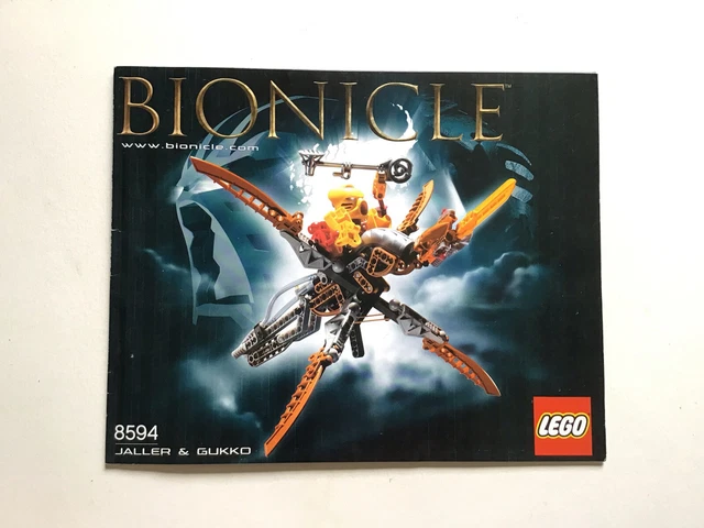 LEGO BIONICLE JALLER And Gukko 8594 Instruction Manual Booklet Year ...