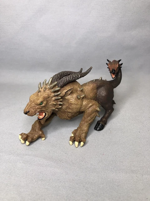 PAPO 2012 BEAST Chimera Dragon Two-Headed Mythical Fantasy Figure VGC £ ...
