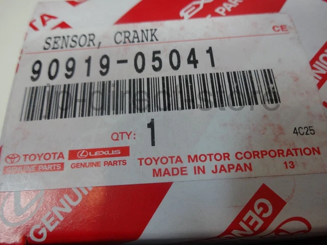 GENUINE TOYOTA SENSOR CRANK POSITION LAND CRUISER FZJ7# GRJ7# 90919 ...