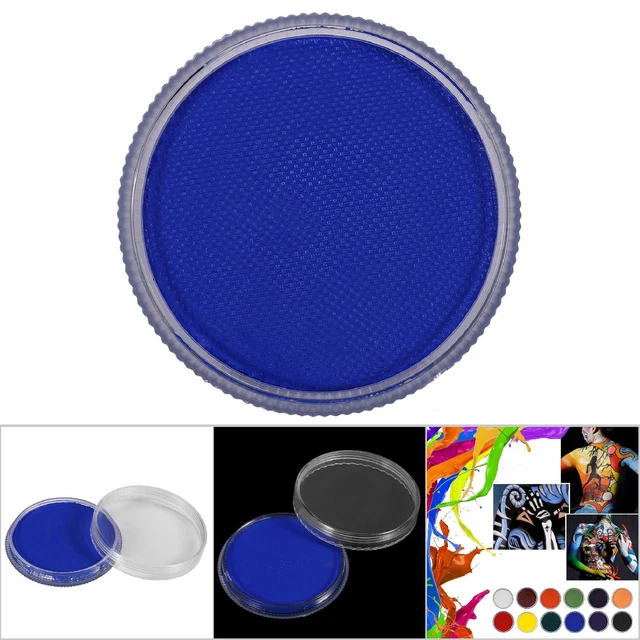 WATER BASED MATTE Body Painting Pigment Stage Face Color Makeup Blue ...