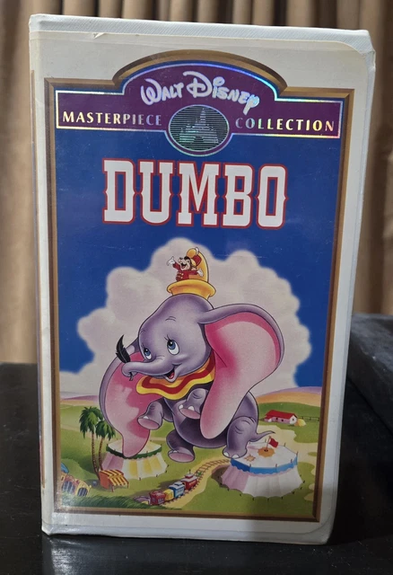 DUMBO RARE WALT Disney Masterpiece Collection VHS Tape Stock No 024 ...