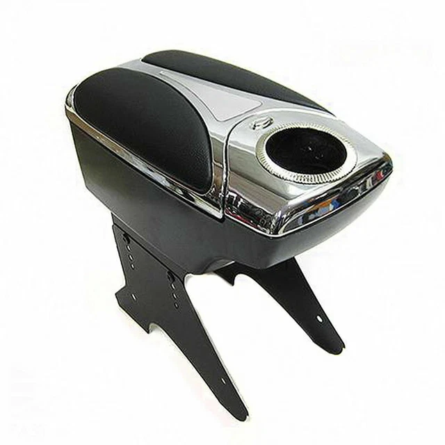 VOITURE UNIVERSEL ACCOUDOIR Console Centrale Rangement Boite Chrome ... VOITURE UNIVERSEL ACCOUDOIR Console Centrale Rangement Boite Chrome ...
