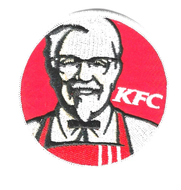 A KFC (KENTUCKY Fried Chicken) Embroidered Cloth Uniform Sew on Patch ...