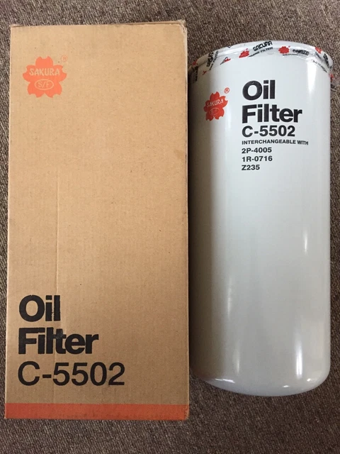 SAKURA OIL FILTER C-5502 for Freight Liner Kenworth Mack Volvo $29.99 ...