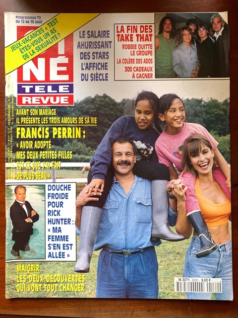 CINÉ TÉLÉ REVUE 12/08/1995; Francis Perrin/ Take That/ Rick Hunter/ Francis Cabr EUR 5,00 ...