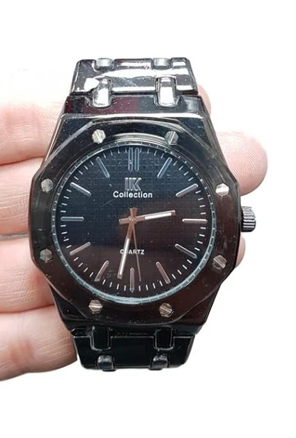 MONTRE HOMME IK Collection Analogique Quartz Grande Noire EUR 37,87 ...