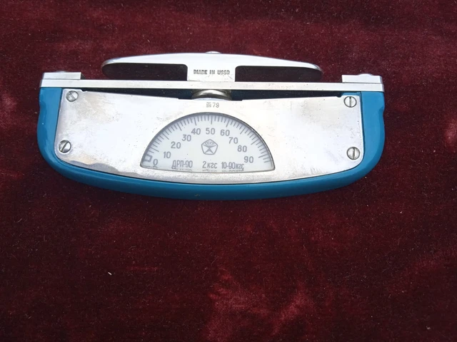 VINTAGE SOVIET DYNAMOMETER DRP-90, silomer USSR $90.00 - PicClick
