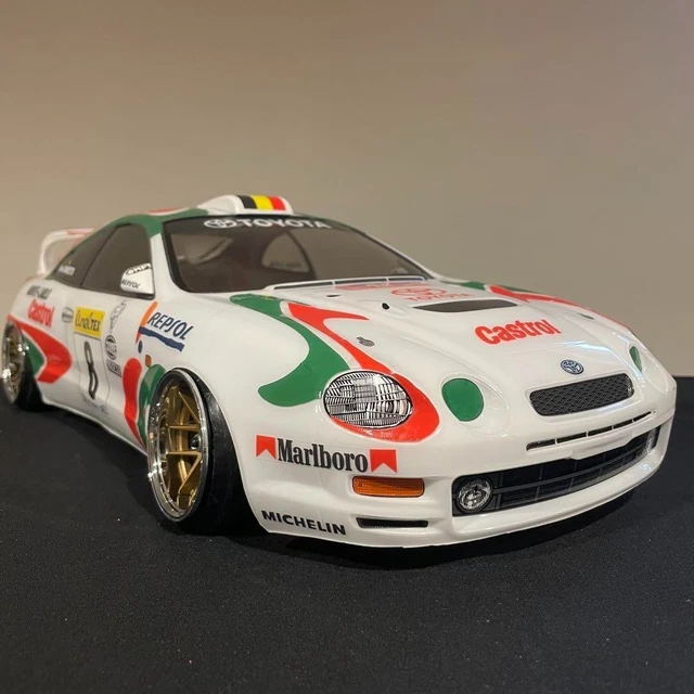 TAMIYA TOYOTA CELICA Rally 1/10 RC Car Body Only WRC Painted Drift £136 ...