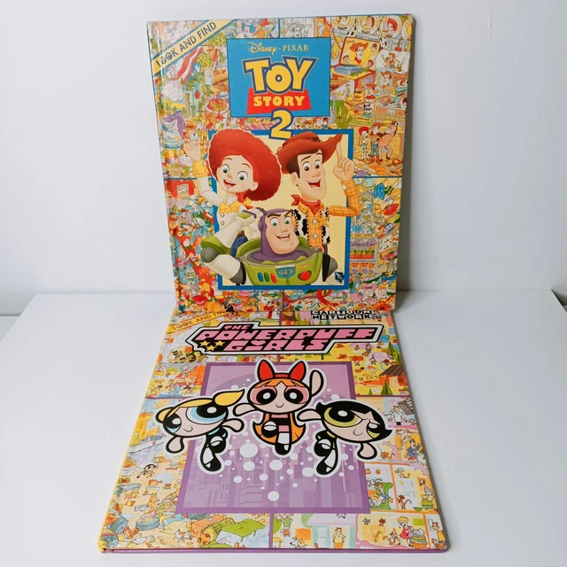 THE POWERPUFF GIRLS, Toy Story 2 Look and Find Book Large Hardcovers ...