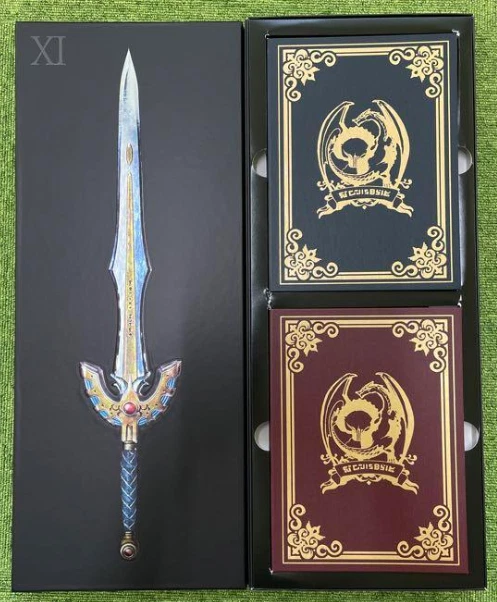 RARE DRAGON QUEST XI Double Pack Brave Sword Box PS4 3DS SQUARE ENIX ...