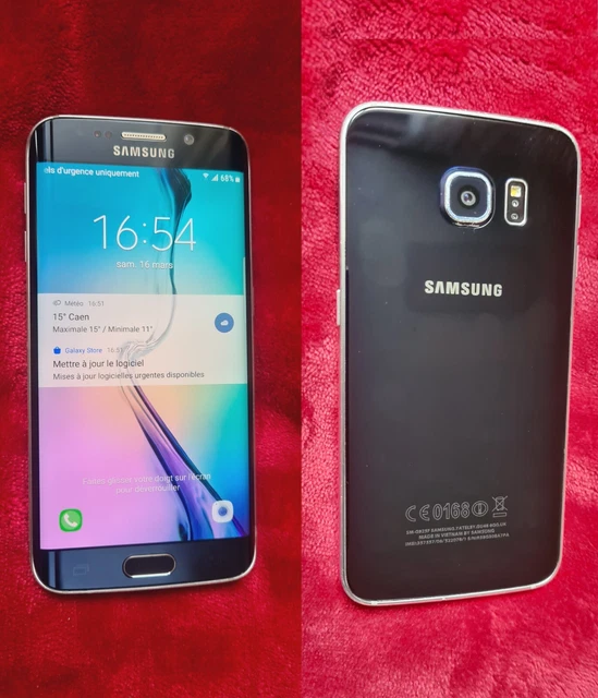 SAMSUNG GALAXY S6 Edge ( SM-G925F ) 5.1" -4G LTE - 32 GO -Bleu-Débloqué ...