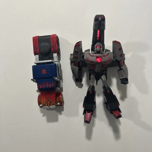 TRANSFORMERS ANIMATED CYBERTRON Optimus Prime Figure Deluxe Class 2008 ...